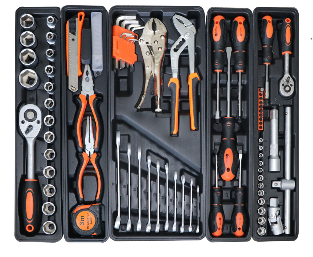 TOOLBOX KIT 85PCS 1/4″ & 1/12″ – L&G Tools